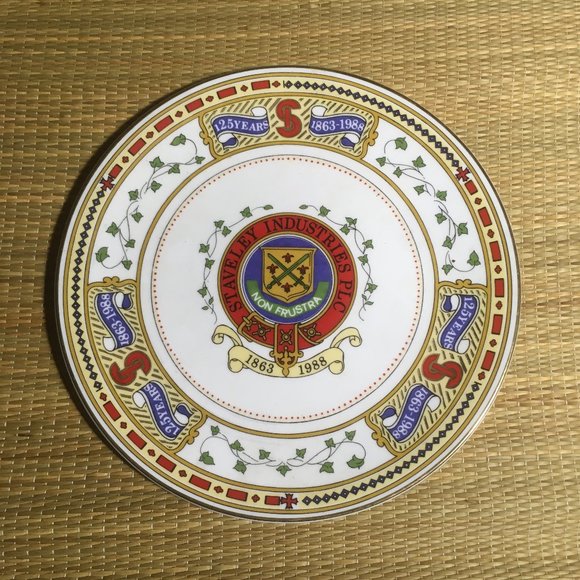 Caverswall | Accents | Vintage Staveley Industries Memory Plate Vtg ...